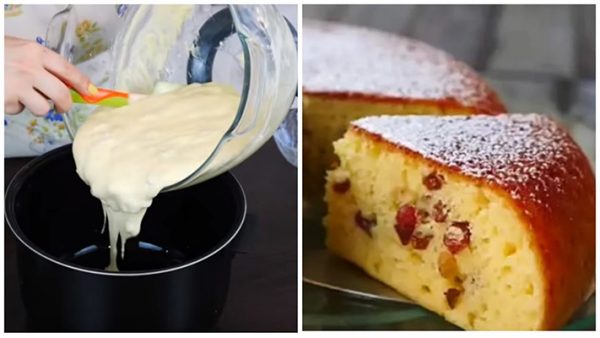 Нежный и вкусный пирог на сметане быстрого приготовления — Кулинарушка ...